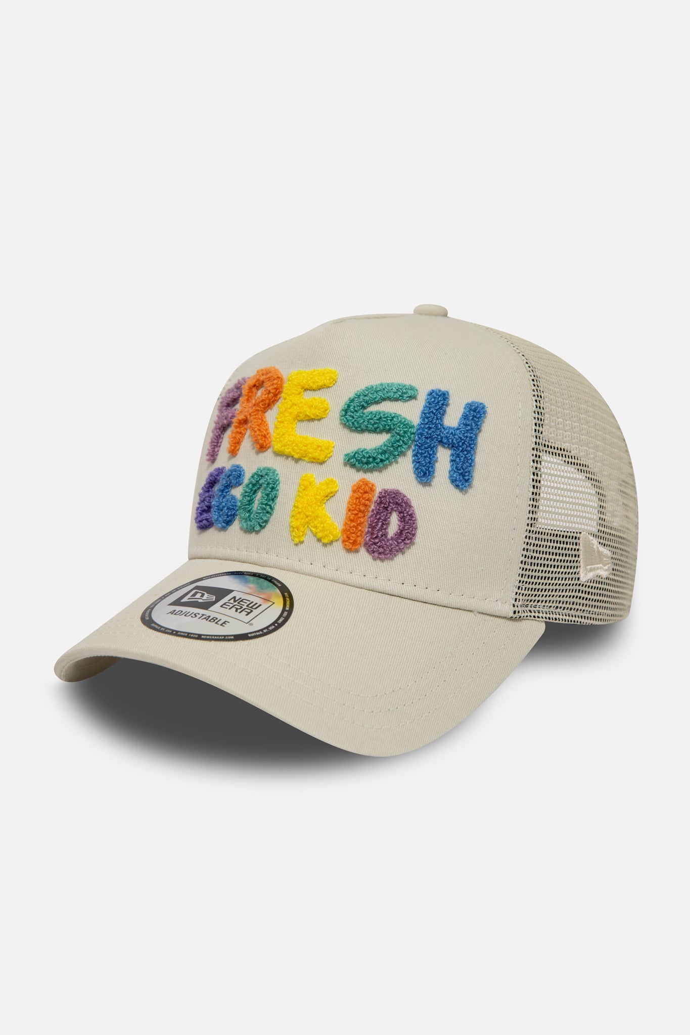 NEW ERA FRESH EGO MESH TRUCKER - ECRU - Fresh Ego Kid